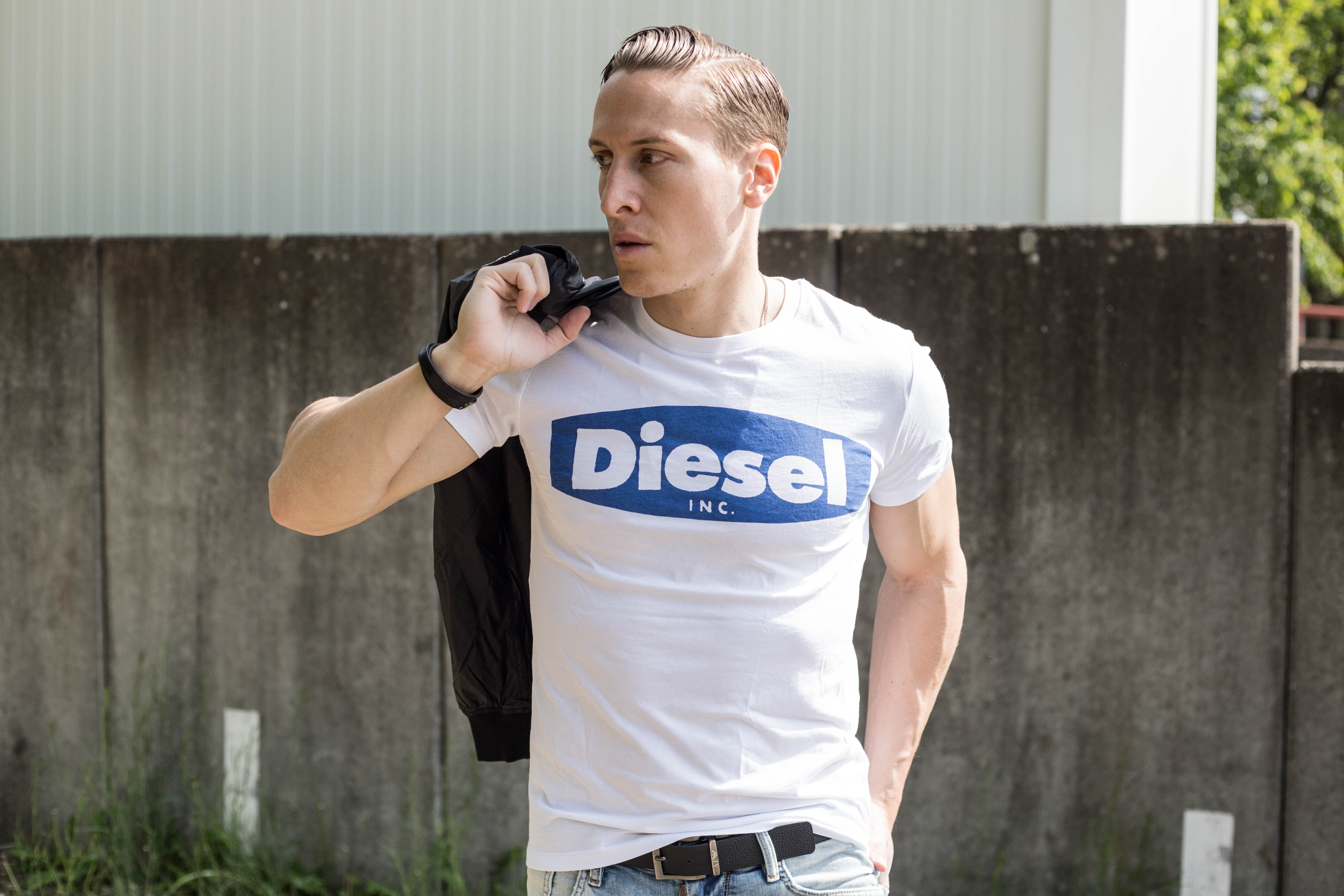 Casual Sunday Look: Diesel Shirt und Skinny Jeans | Outfit – 7 Miles to ...